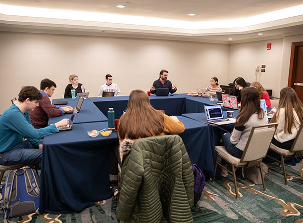 Photos: Holy Cross Students Spend Winter Break Interning at ...