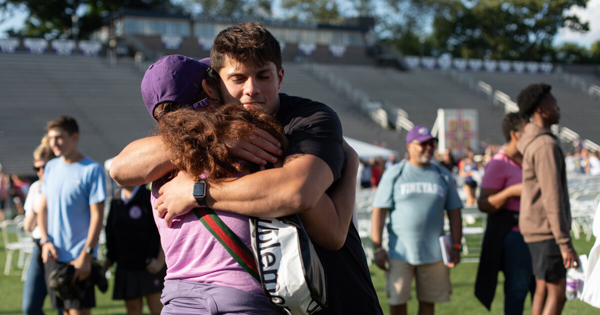 ‘Trust Me, You Will Thrive’ — Welcome, Class of 2028 | Holy Cross Magazine